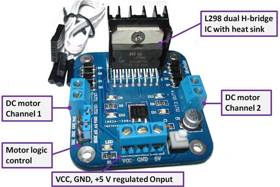 L298 Motor Controller | Hobbyist.co.nz